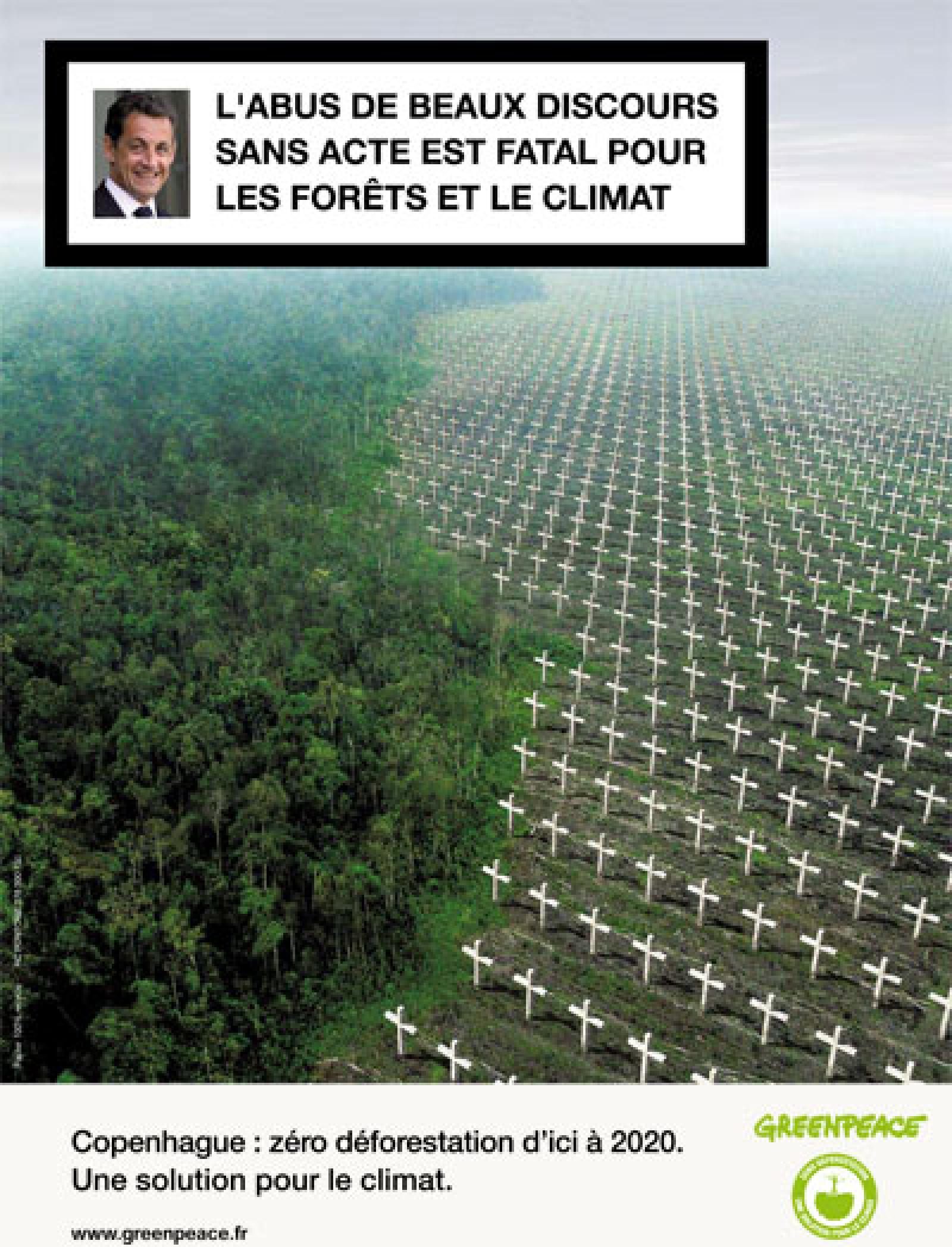 Greenpeace recouvre Paris d’affiches contre la déforestation ...