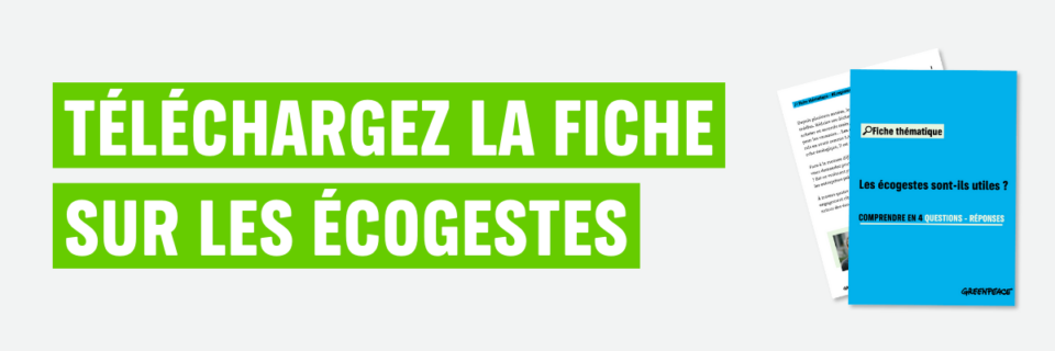 Les écogestes sont-ils utiles